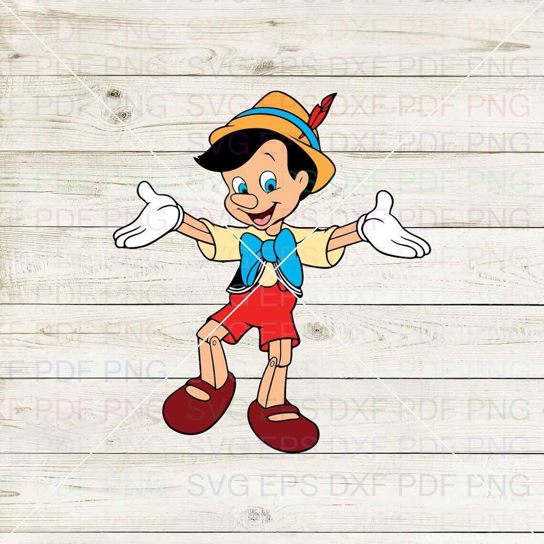 Pinocchio_004 Svg Dxf Eps Pdf Png, Cricut, Cutting File, Vector ...