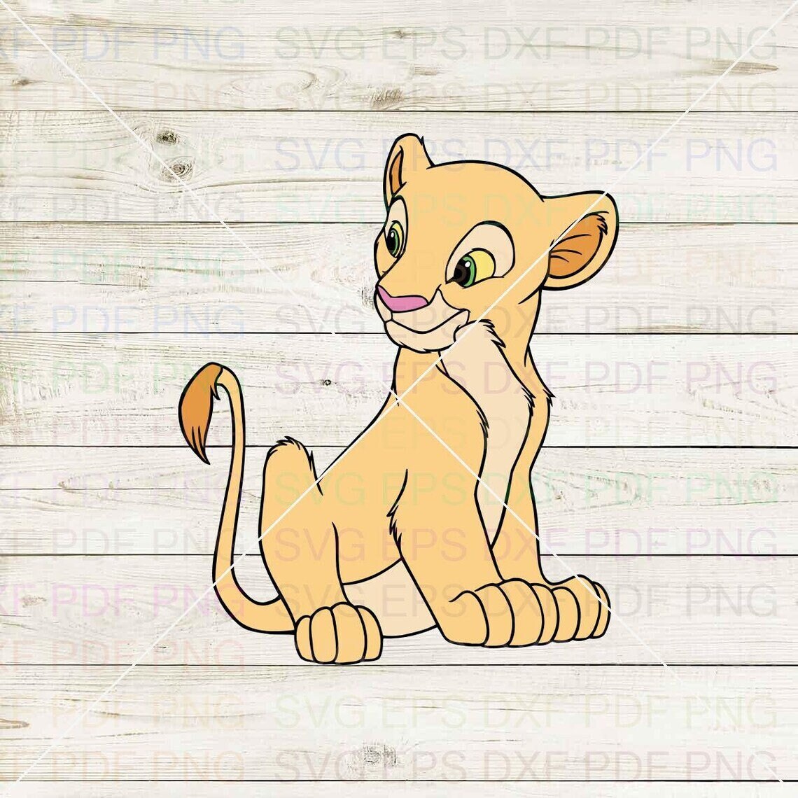 Nala_the_lion_king_018 Svg Dxf Eps Pdf Png, Cricut, Cutting File ...