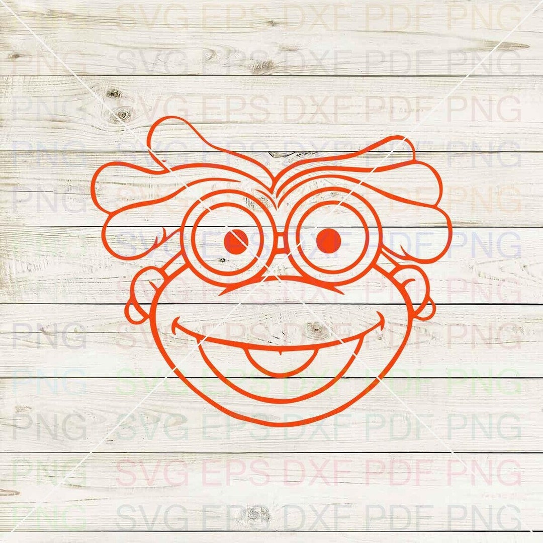 Skeeter_outline_muppet_babies_017 Svg Dxf Eps Pdf Png, Cricut, Cutting ...