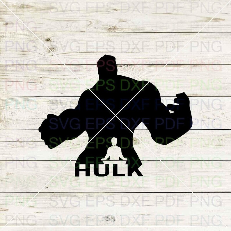 Hulk_hand_face_silhouette_001 Svg Dxf Eps Pdf Png, Cricut, Cutting File ...