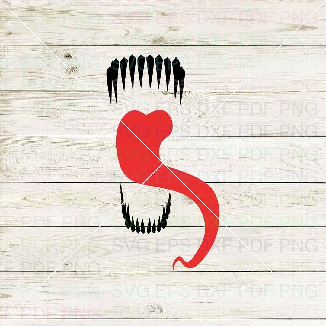 Venom_silhouette_007 Svg Dxf Eps Pdf Png, Cricut, Cutting File, Vector ...