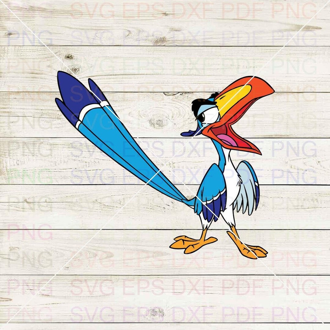 Zazu_the_lion_king_032 Svg Dxf Eps Pdf Png, Cricut, Cutting File ...