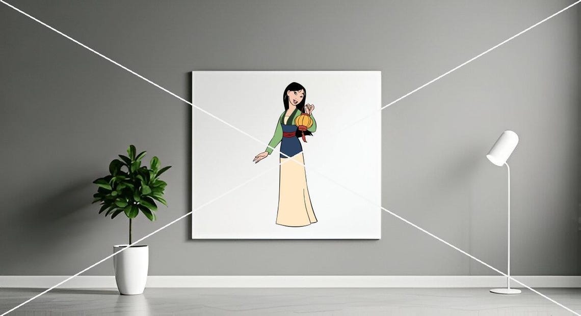 Mulan_006 Svg Dxf Eps Pdf Png, Cricut, Cutting File, Vector, Clipart ...