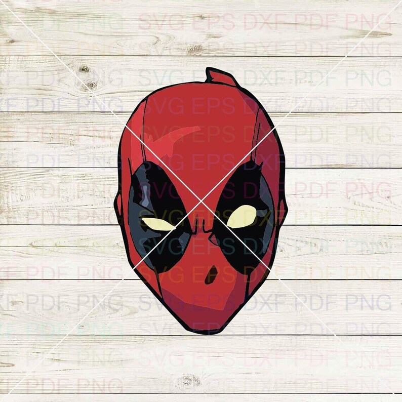 Deadpool_046 Svg Dxf Eps Pdf Png, Cricut, Cutting File, Vector, Clipart ...