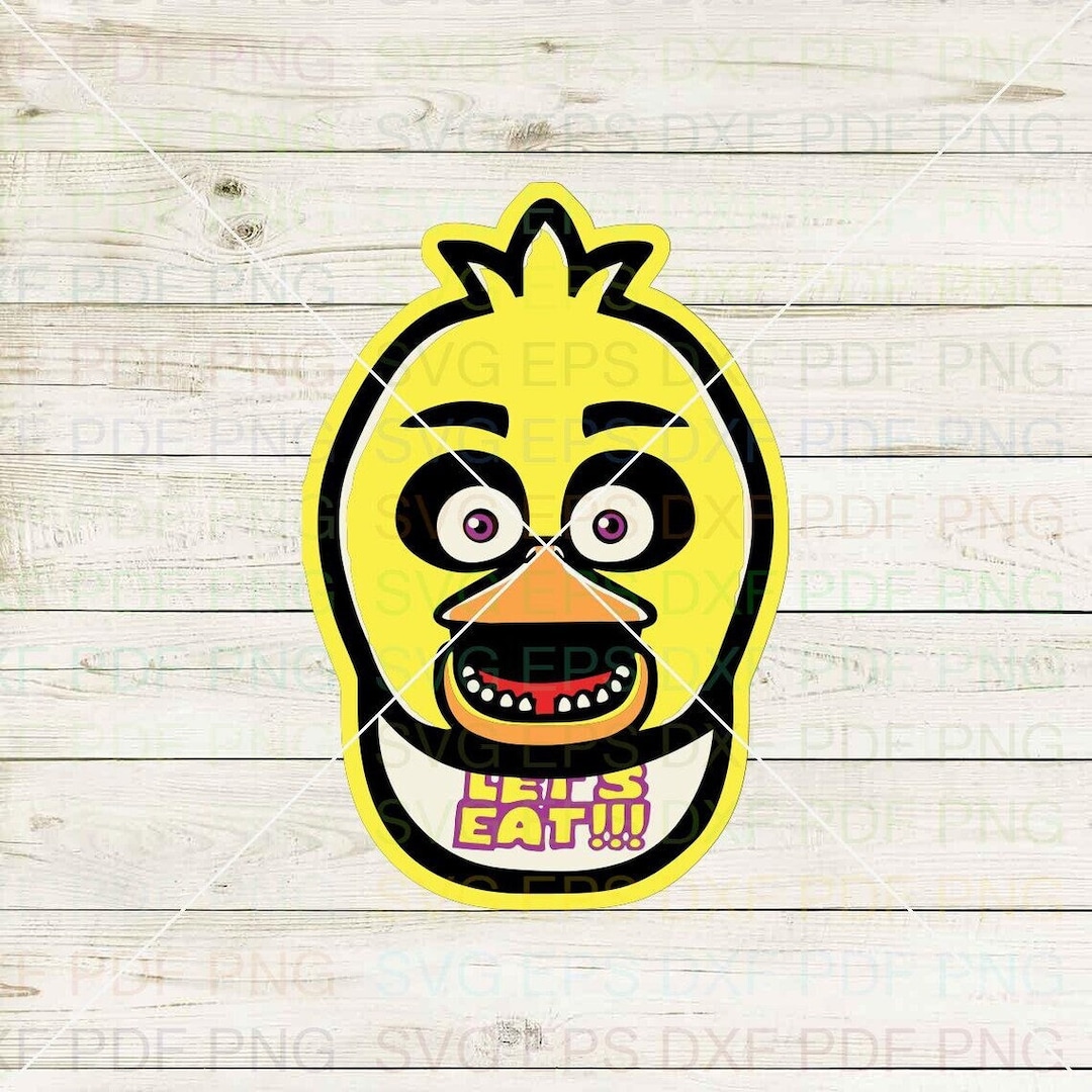 Five_nights_at_freddys_018 Svg Dxf Eps Pdf Png, Cricut, Cutting File ...