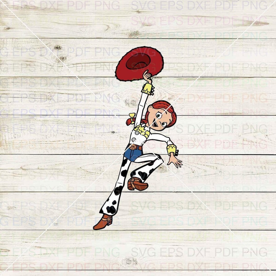 Jessie_toy_story_006 Svg Dxf Eps Pdf Png, Cricut, Cutting File, Vector ...