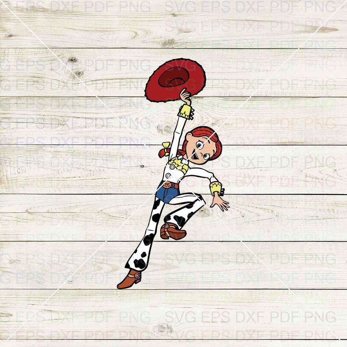 Jessie_toy_story_006 Svg Dxf Eps Pdf Png, Cricut, Cutting File, Vector ...