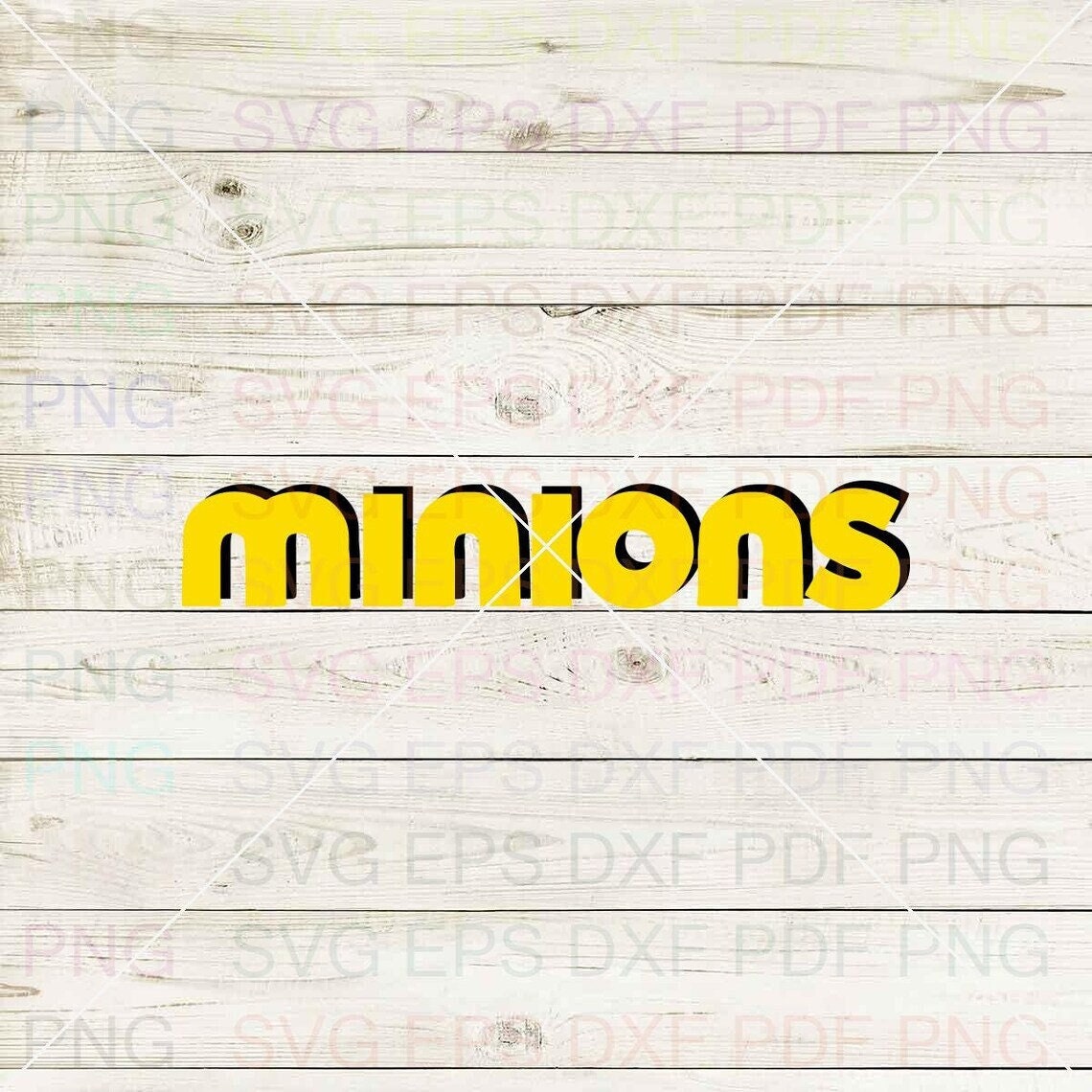 Minions_001 Svg Dxf Eps Pdf Png, Cricut, Cutting File, Vector, Clipart ...