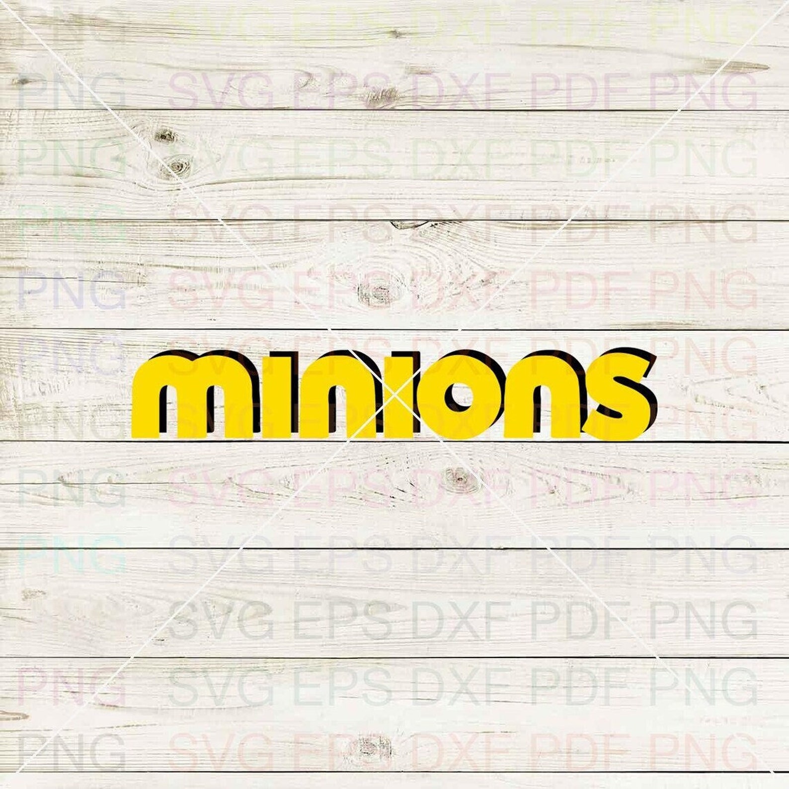 Minions_001 Svg Dxf Eps Pdf Png, Cricut, Cutting File, Vector, Clipart ...