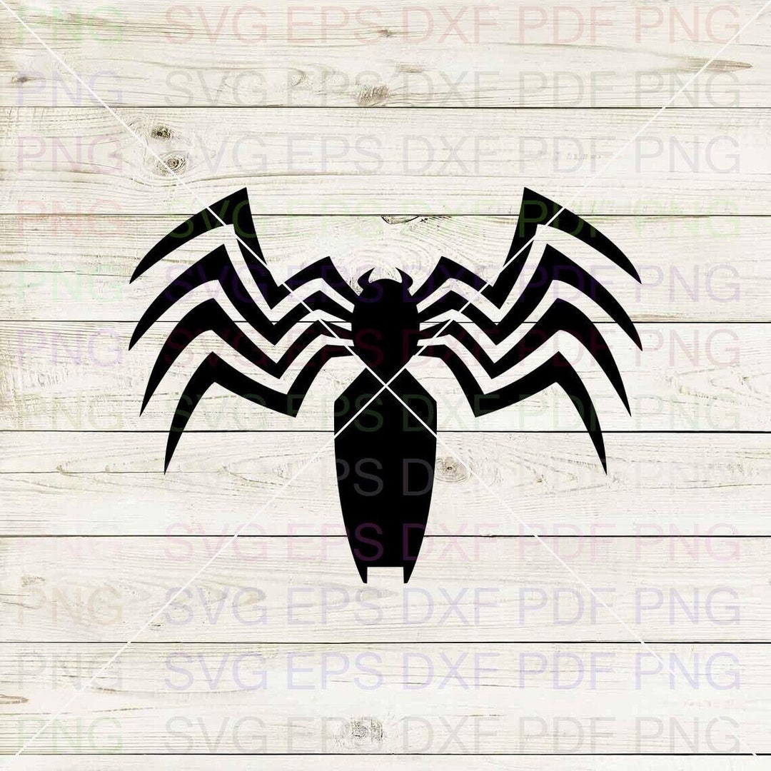 Venom_silhouette_021 Svg Dxf Eps Pdf Png, Cricut, Cutting File, Vector ...