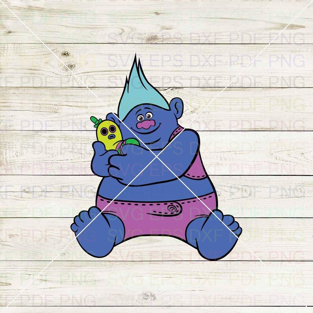Troll_030 Svg Dxf Eps Pdf Png, Cricut, Cutting File, Vector, Clipart ...