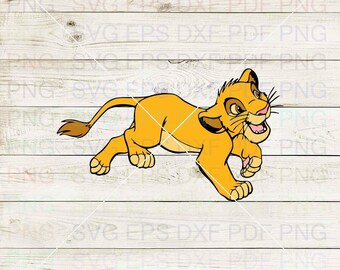 Simba_the_lion_king_13 Svg Dxf Eps Pdf Png, Cricut, Cutting File ...