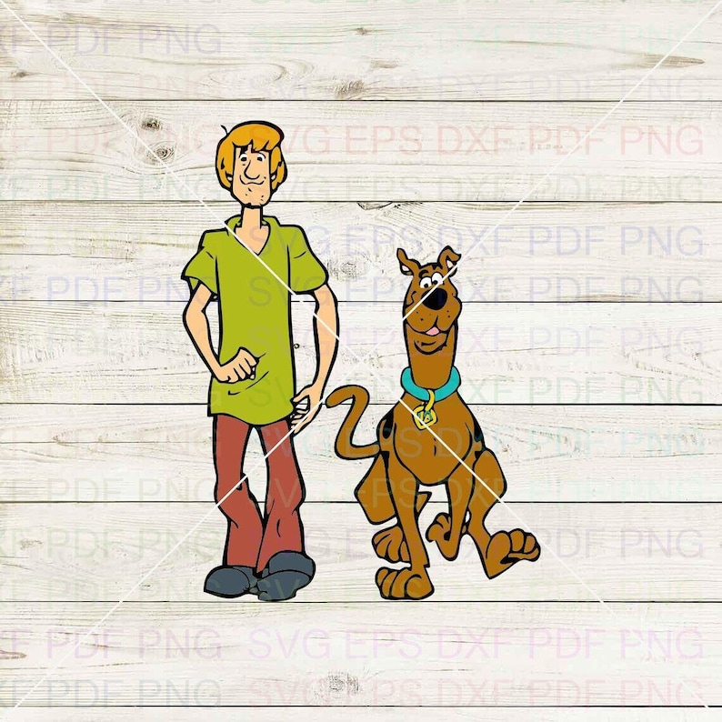 Shaggy_rogers_scooby_doo_016 Svg Dxf Eps Pdf Png, Cricut, Cutting File ...