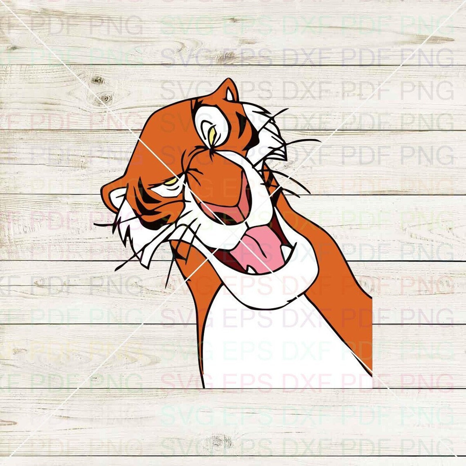 Shere_khan_the_jungle_book_019 Svg Dxf Eps Pdf Png, Cricut, Cutting ...