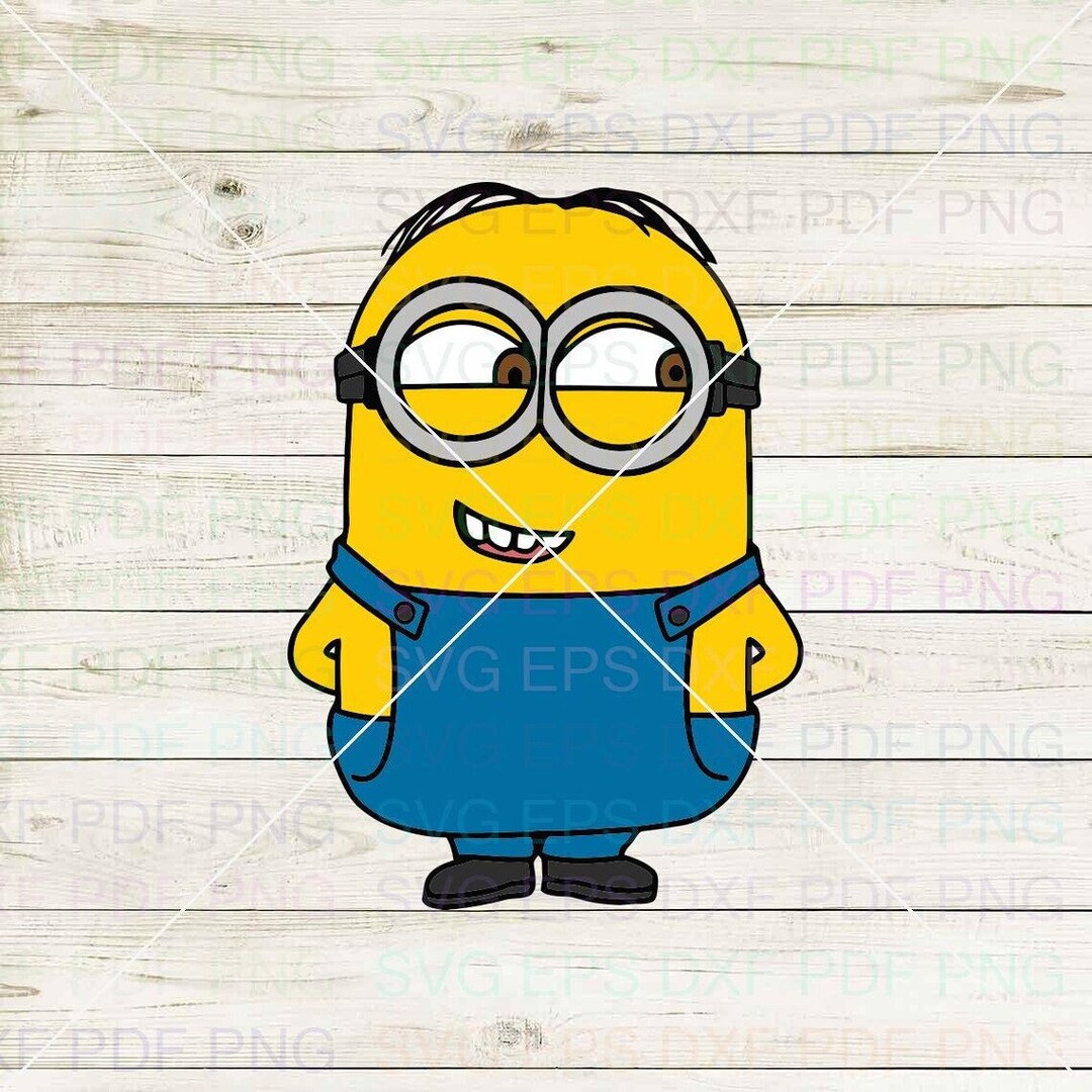 Minions_024 Svg Dxf Eps Pdf Png, Cricut, Cutting File, Vector, Clipart ...