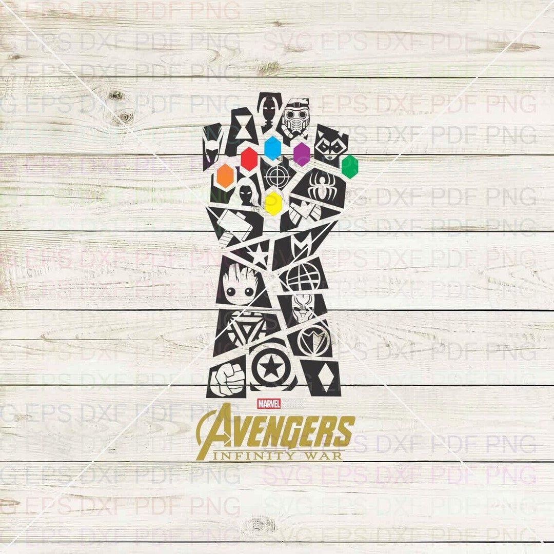 Avengers_thanos_infinity_005 Svg Dxf Eps Pdf Png, Cricut, Cutting File ...