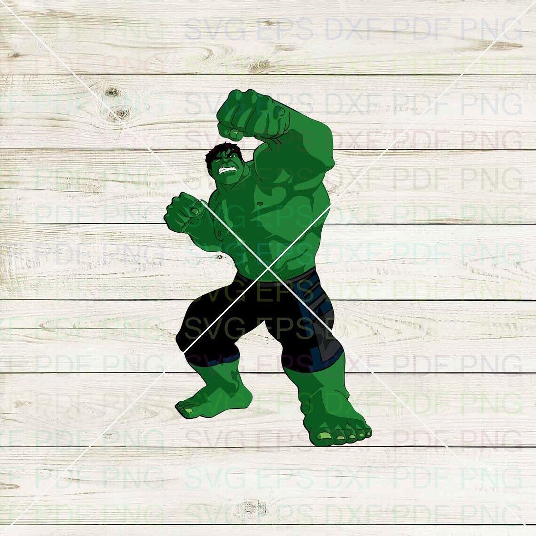 Hulk_hand_face_silhouette_041 Svg Dxf Eps Pdf Png, Cricut, Cutting File ...