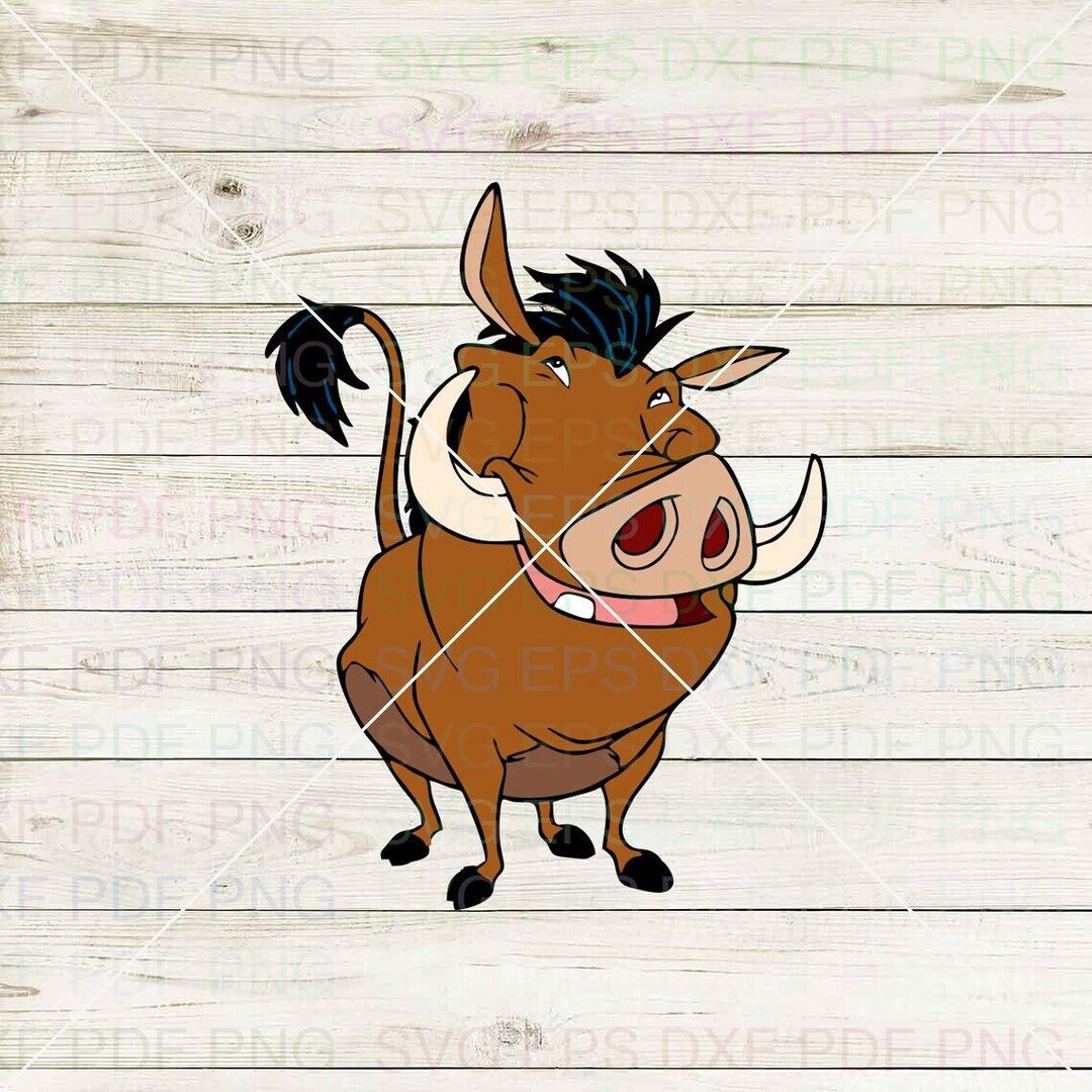 Timon_and_pumbaa_the_lion_king_010 Svg Dxf Eps Pdf Png, Cricut, Cutting ...