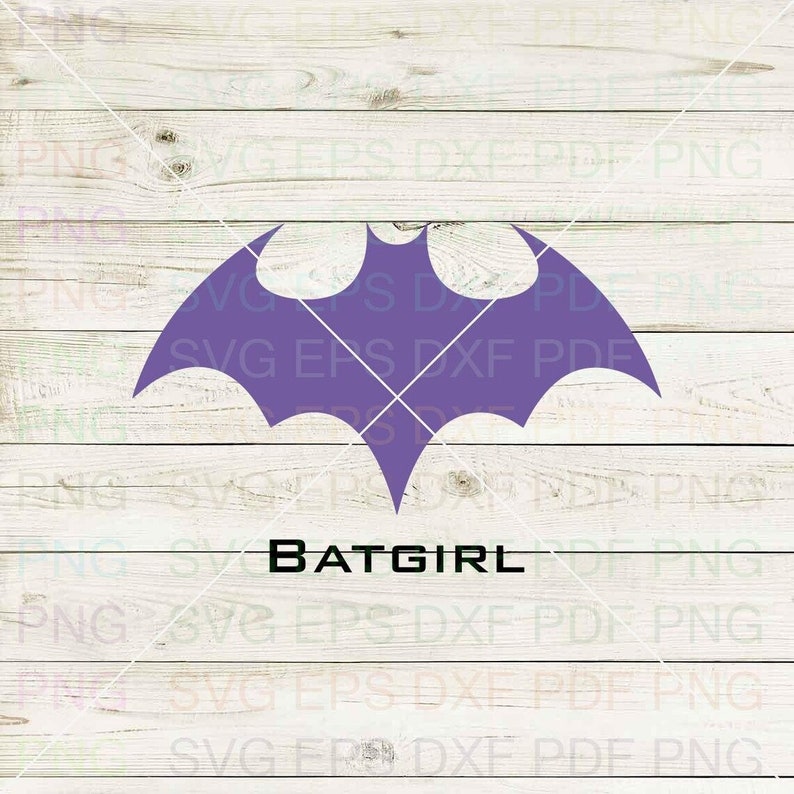 Batgirl_svg Svg Dxf Eps Pdf Png, Cricut, Cutting File, Vector, Clipart ...