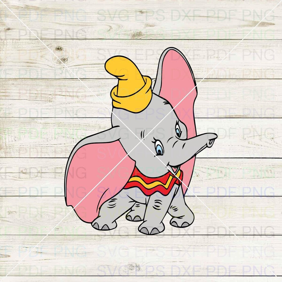 Dumbo_011 Svg Dxf Eps Pdf Png, Cricut, Cutting File, Vector, Clipart ...
