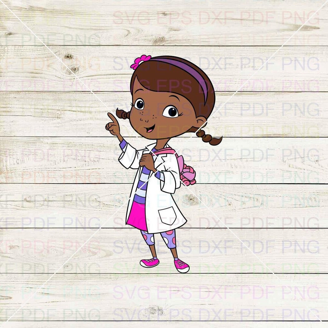 Doc_dottie_mcstuffins_002 Svg Dxf Eps Pdf Png, Cricut, Cutting File, Vector, Clipart - Instant ...
