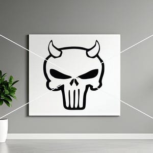 Punisher_silhouette_044 Svg Dxf Eps Pdf Png, Cricut, Cutting File ...