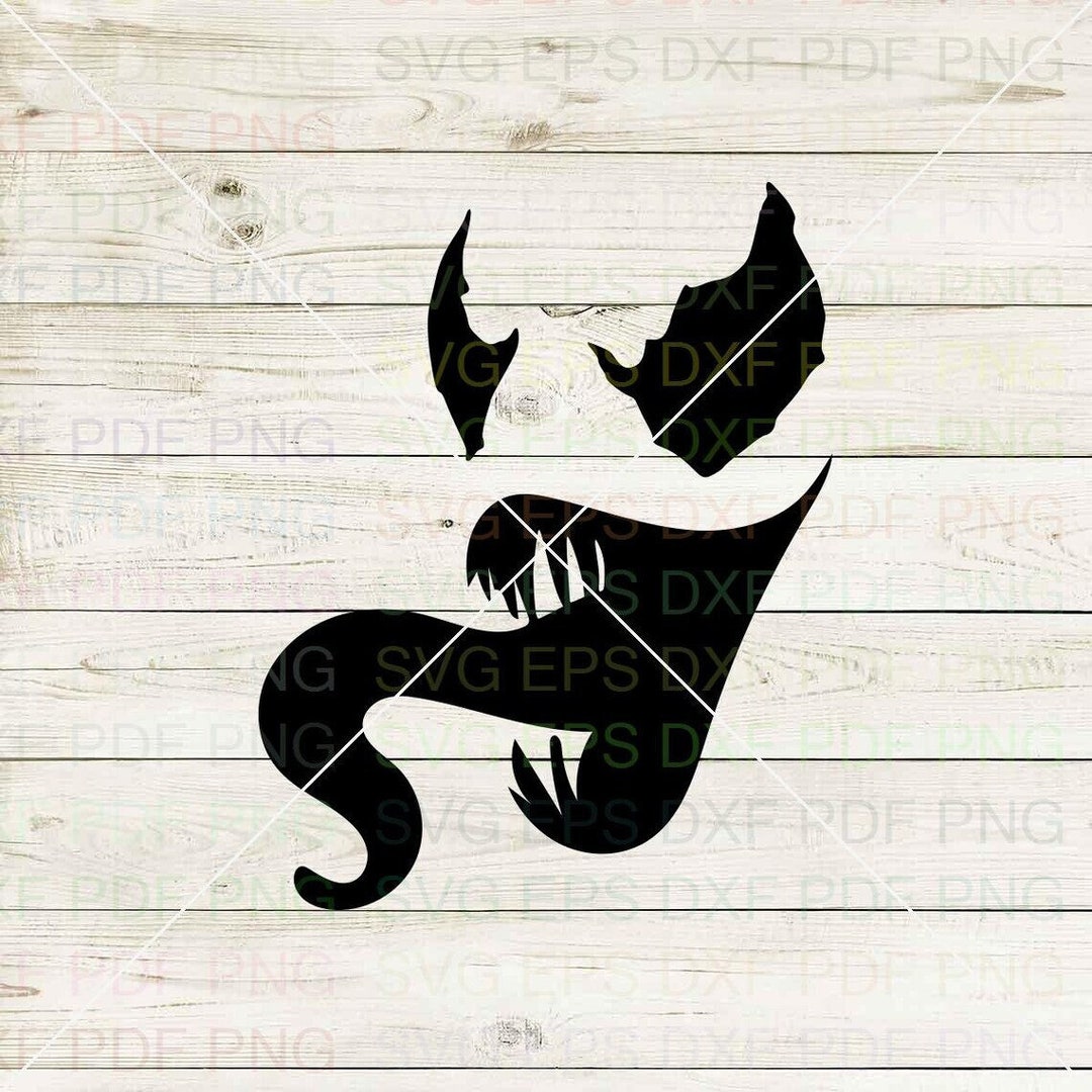 Venom_silhouette_012 Svg Dxf Eps Pdf Png, Cricut, Cutting File, Vector ...