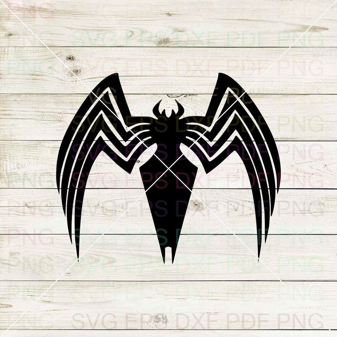 Venom_silhouette_022 Svg Dxf Eps Pdf Png, Cricut, Cutting File, Vector ...