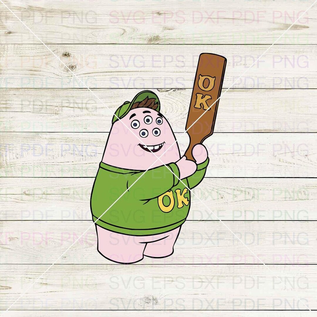 Scott_squibbles_monsters_inc_014 Svg Dxf Eps Pdf Png, Cricut, Cutting ...