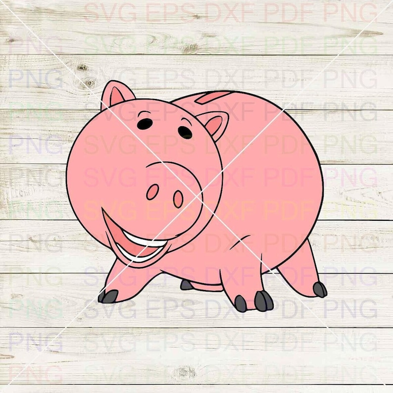 Hamm_toy_story_036 Svg Dxf Eps Pdf Png, Cricut, Cutting File, Vector ...
