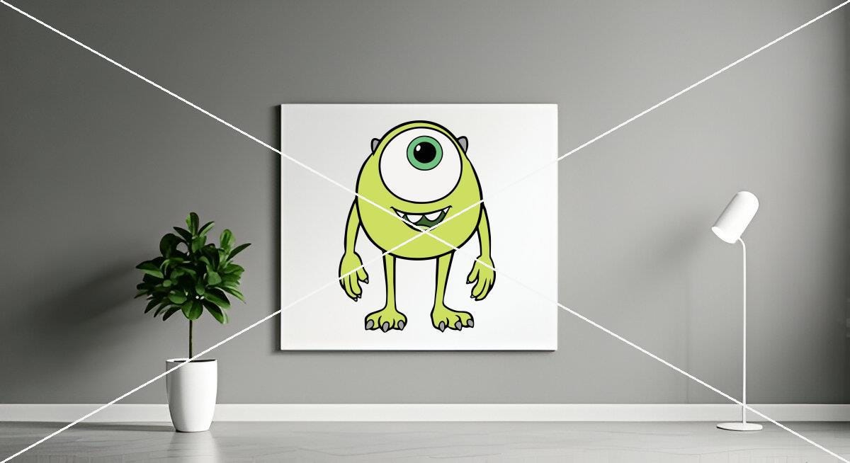Mike_wazowski_monsters_inc_001 Svg Dxf Eps Pdf Png, Cricut, Cutting ...