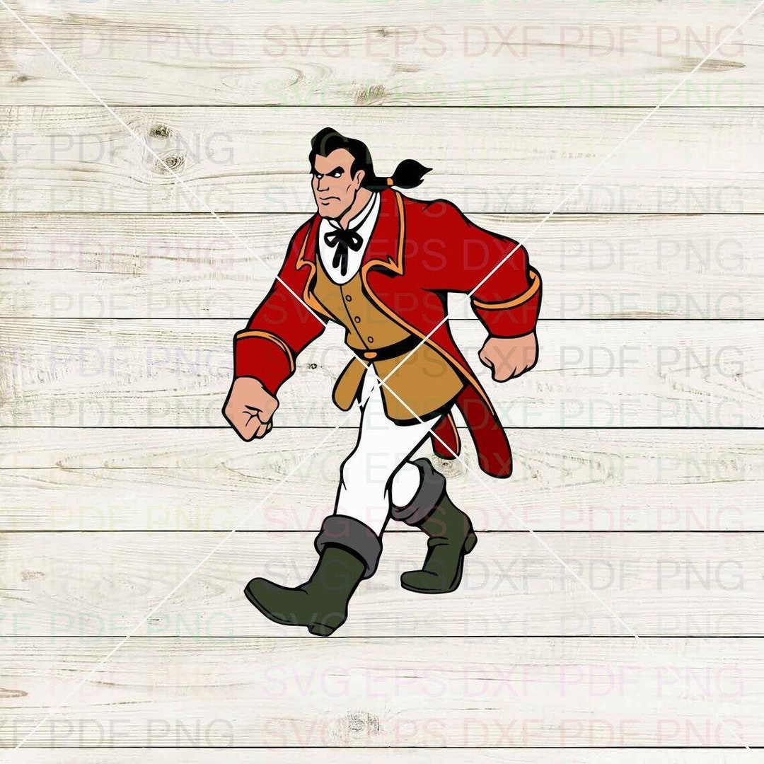 Gaston_lefou_beauty_and_the_beast_016 Svg Dxf Eps Pdf Png, Cricut ...