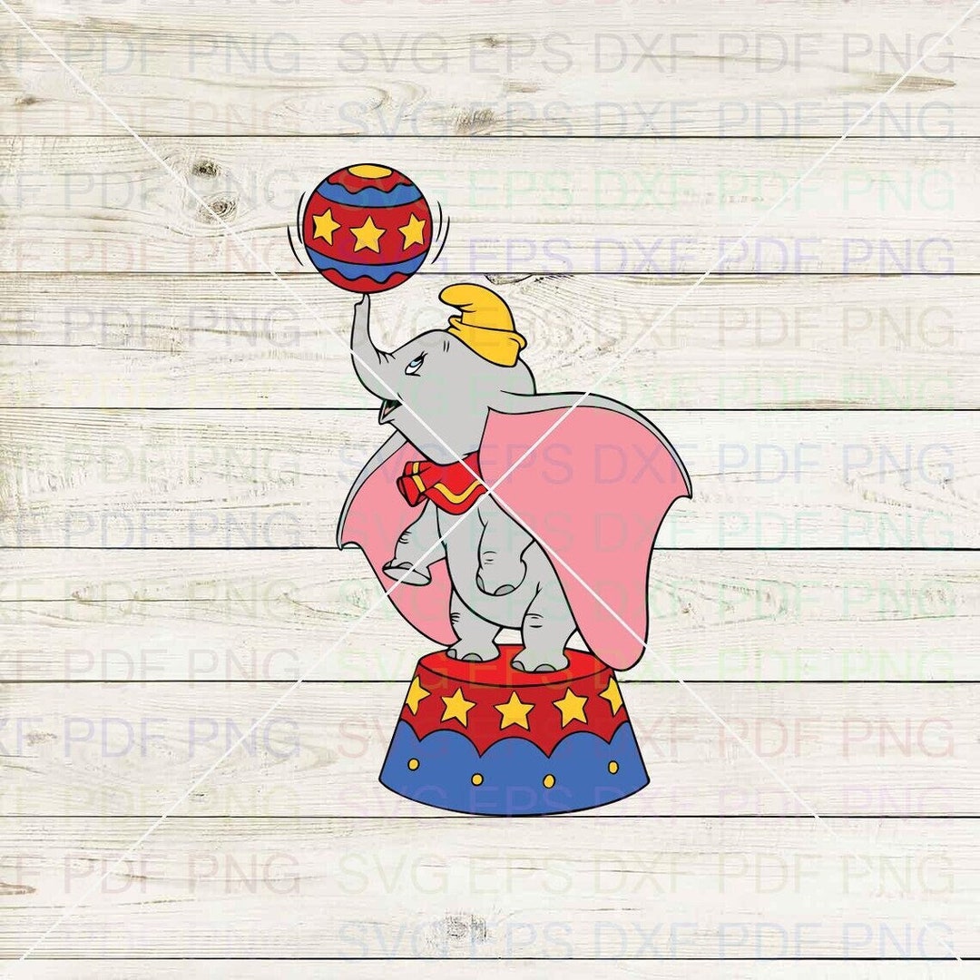Dumbo_021 Svg Dxf Eps Pdf Png, Cricut, Cutting File, Vector, Clipart ...