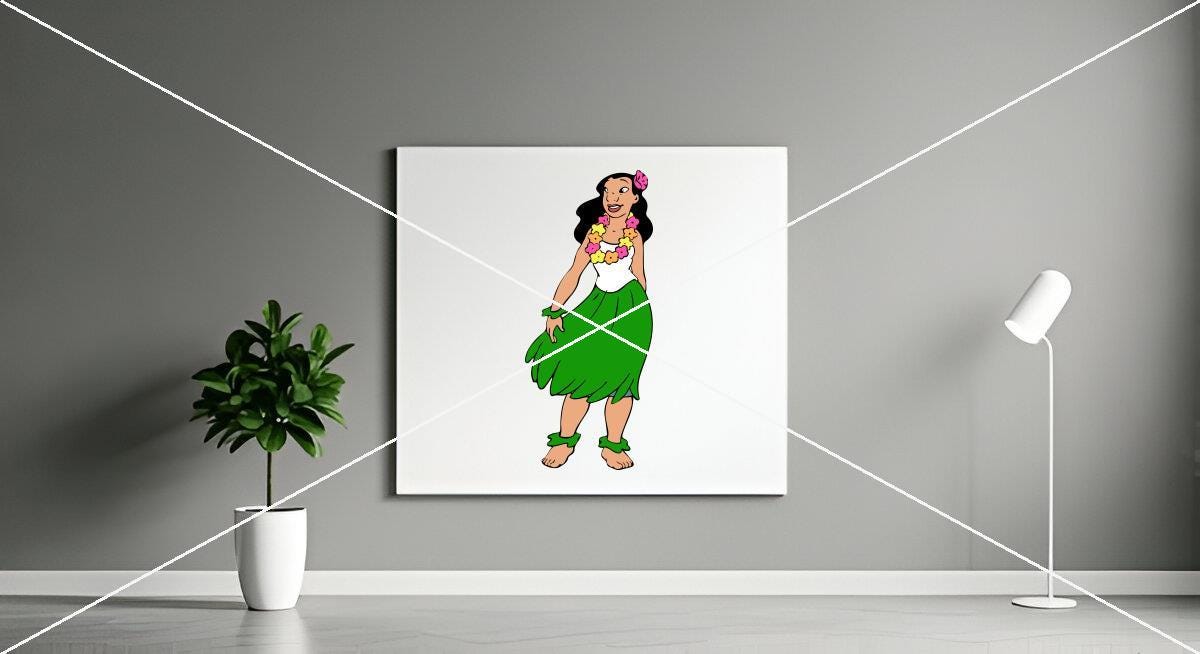 Nani_wearing_grass_skirt_lilo_and_stitch_018 Svg Dxf Eps Pdf Png ...