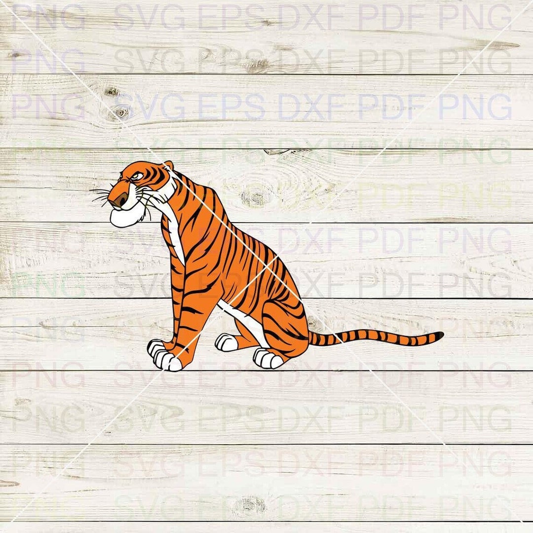Shere_khan_the_jungle_book_018 Svg Dxf Eps Pdf Png, Cricut, Cutting ...