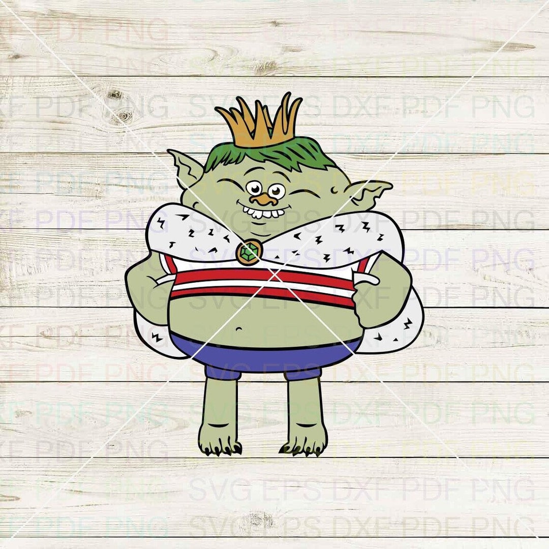 Troll_006 Svg Dxf Eps Pdf Png, Cricut, Cutting File, Vector, Clipart ...