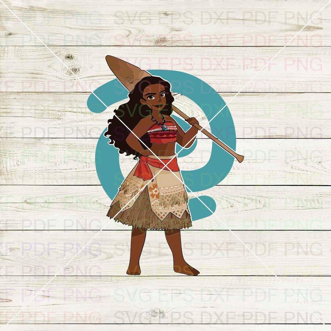 Moana_008 Svg Dxf Eps Pdf Png, Cricut, Cutting File, Vector, Clipart ...
