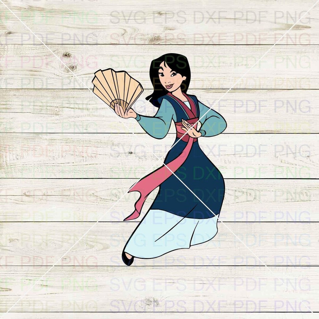 Mulan_003 Svg Dxf Eps Pdf Png, Cricut, Cutting File, Vector, Clipart ...