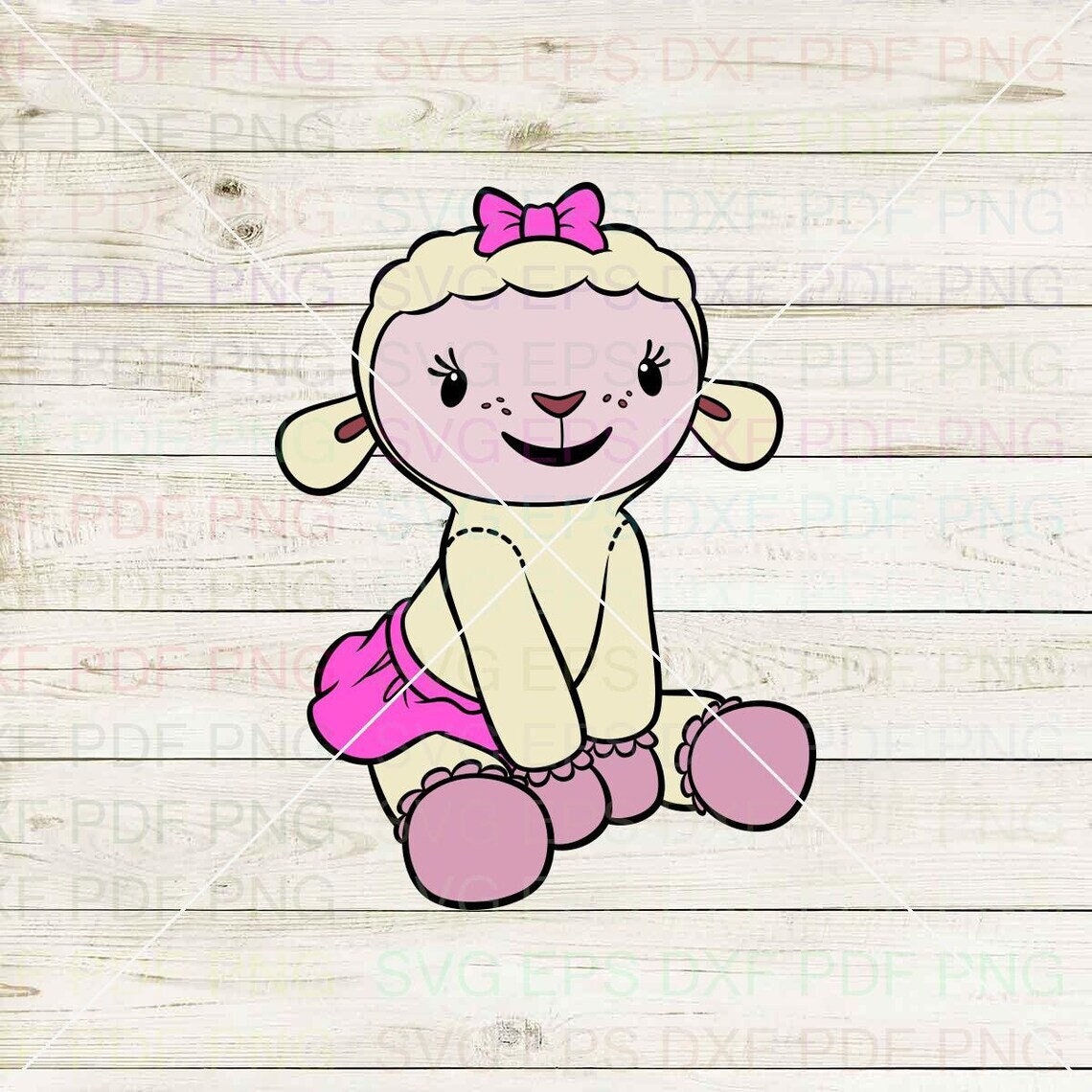 Lambie_doc_dottie_mcstuffins_029 Svg Dxf Eps Pdf Png, Cricut, Cutting ...