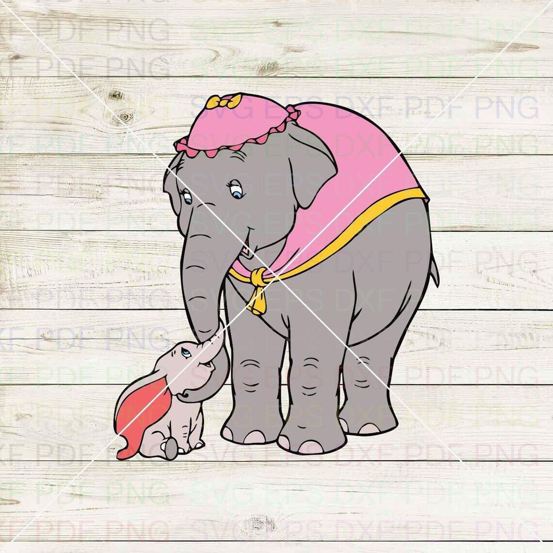 Dumbo_024 Svg Dxf Eps Pdf Png, Cricut, Cutting File, Vector, Clipart ...