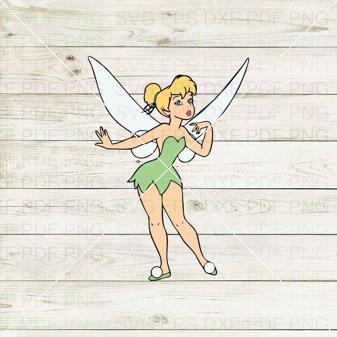 Tinker_bell_001 Svg Dxf Eps Pdf Png, Cricut, Cutting File, Vector ...