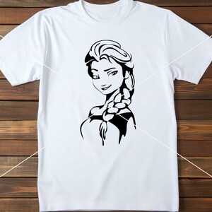 Elsa_frozen_017 Svg Dxf Eps Pdf Png, Cricut, Cutting File, Vector ...