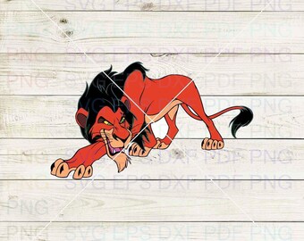 Scar_the_lion_king_5 Svg Dxf Eps Pdf Png, Cricut, Cutting File, Vector ...