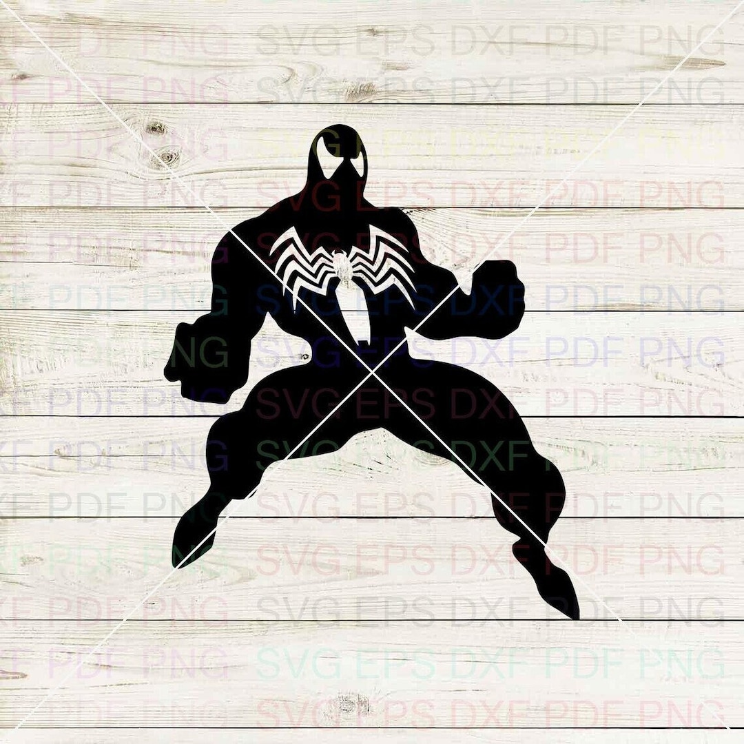 Venom_silhouette_016 Svg Dxf Eps Pdf Png, Cricut, Cutting File, Vector ...