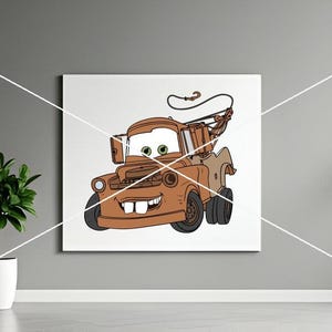 Mater_car_cars_014 Svg Dxf Eps Pdf Png, Cricut, Cutting File, Vector ...