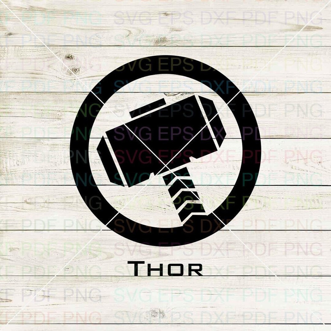 Thor_svg Svg Dxf Eps Pdf Png, Cricut, Cutting File, Vector, Clipart ...