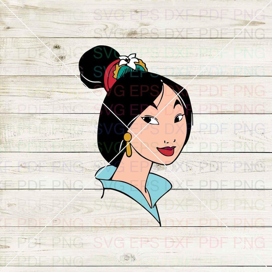 Mulan_001 Svg Dxf Eps Pdf Png, Cricut, Cutting File, Vector, Clipart ...