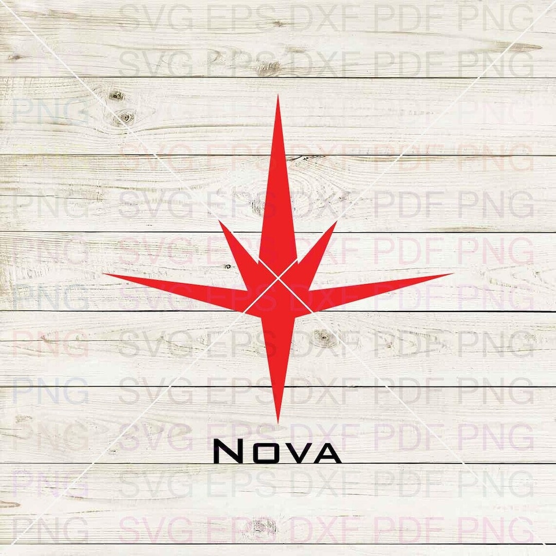 Nova_svg Svg Dxf Eps Pdf Png, Cricut, Cutting File, Vector, Clipart ...