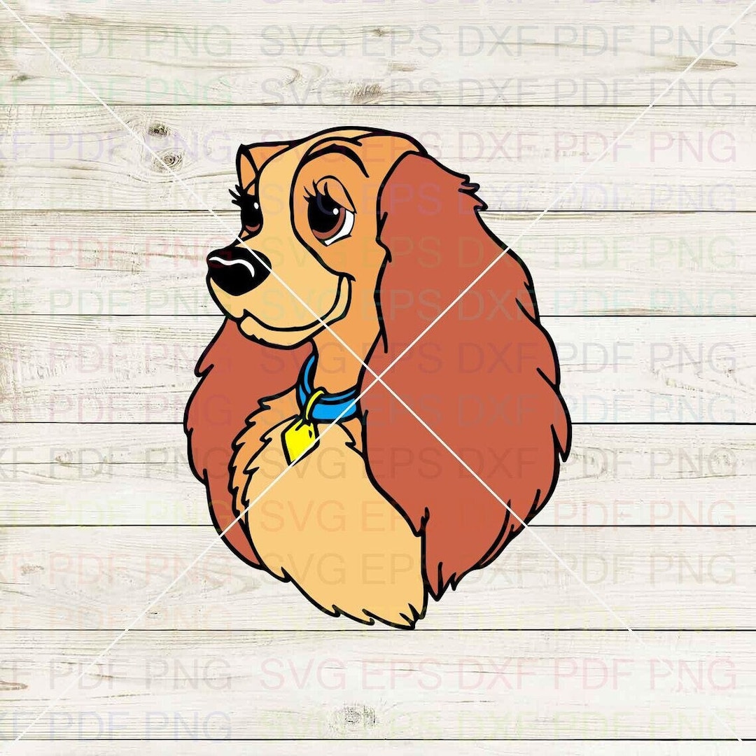 Lady_and_the_tramp_003 Svg Dxf Eps Pdf Png, Cricut, Cutting File ...