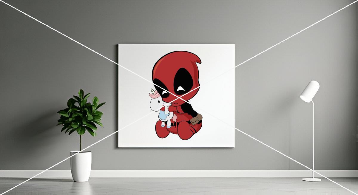 Baby_deadpool_002 Svg Dxf Eps Pdf Png, Cricut, Cutting File, Vector, Clipart - Instant Download ...